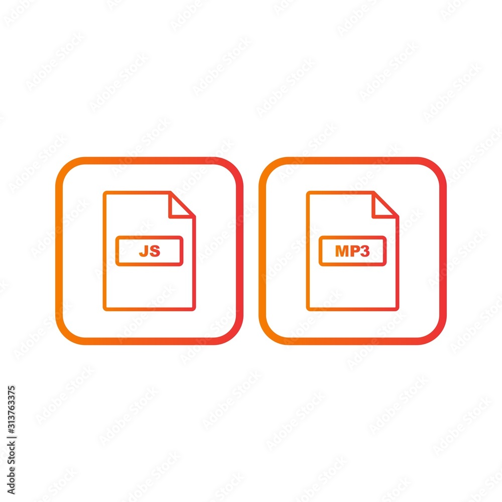 2 file formats Icons For Personal And Commercial Use... Stock ...
