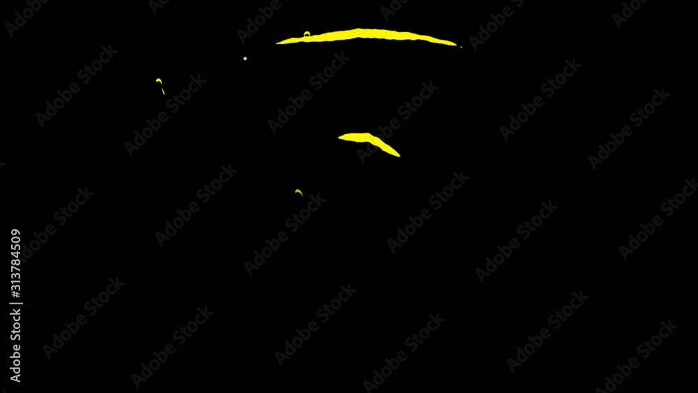 Vídeo do Stock: Motion element splash pack and swoosh fx done in a 2D ...
