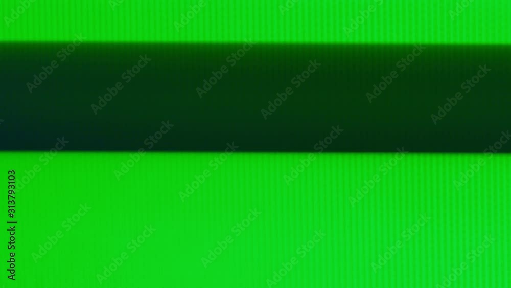 Analog Video green color Abstract Shapes & Signal Noise Feedback ...