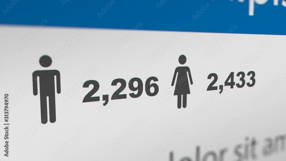 Male and Female Symbol with Animating Numbers Counting Up Stock ビデオ ... Male and Female Symbol with Animating Numbers Counting Up Stock ビデオ ...