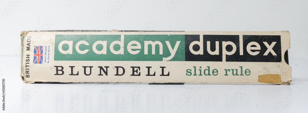 london, england, 05/05/2019 A retro vintage blundell academy duplex ...