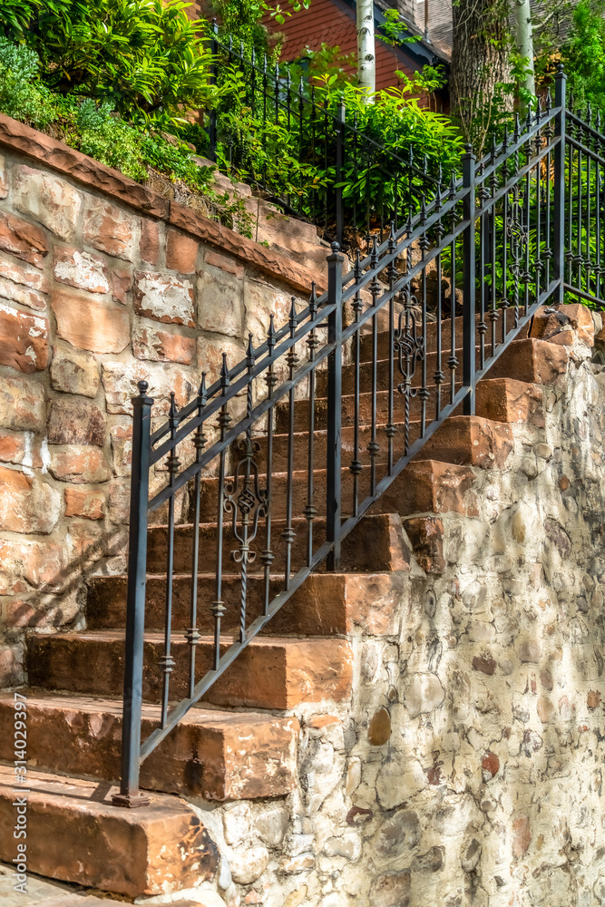 Exterior Stone Stairways