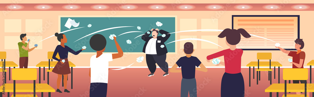 Bad Classroom Clipart