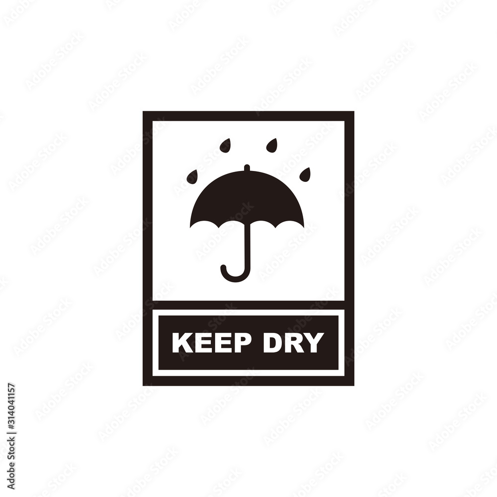 Keep dry icon symbol vector illustration Stock Vector | Adobe Stock