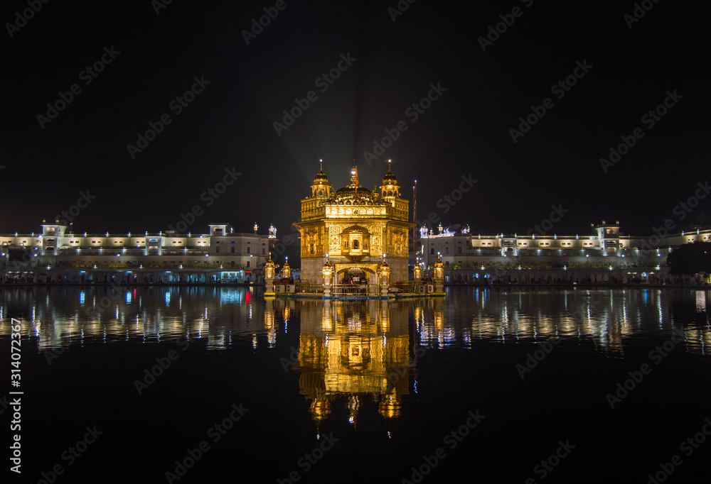 Golden Temple (Harmandir Sahib or Darbar Sahib) in Amritsar, Punjab ...