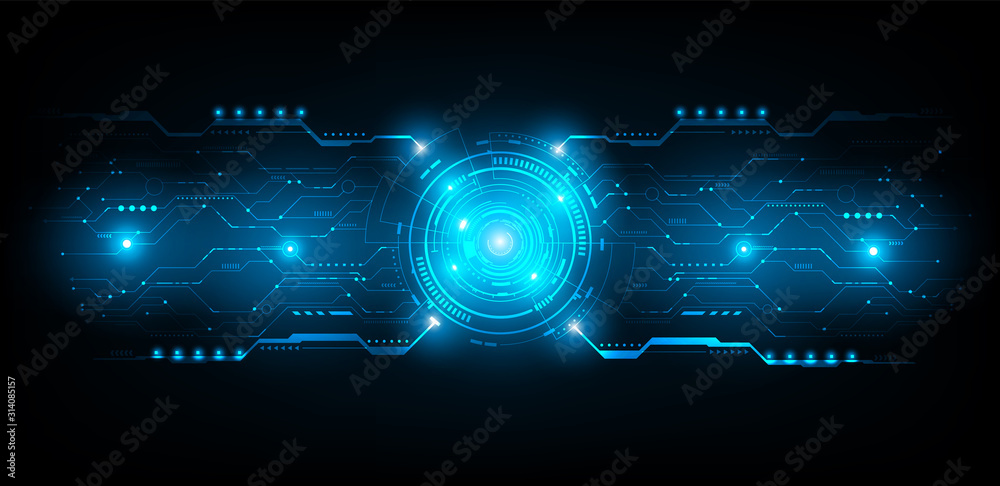 Abstract futuristic circuit.connection line circuit.vector and ...