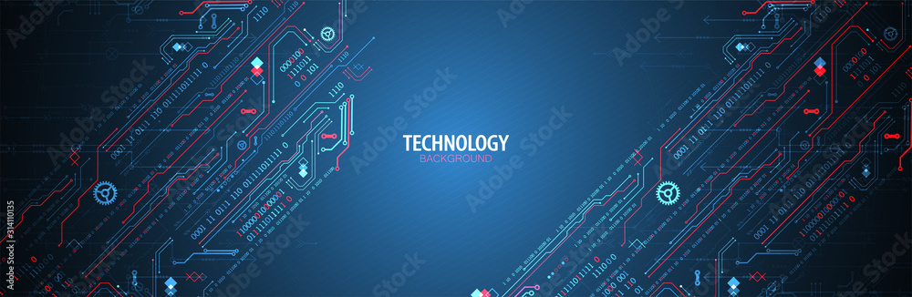 Abstract technology concept. Computer code background. Vector ...