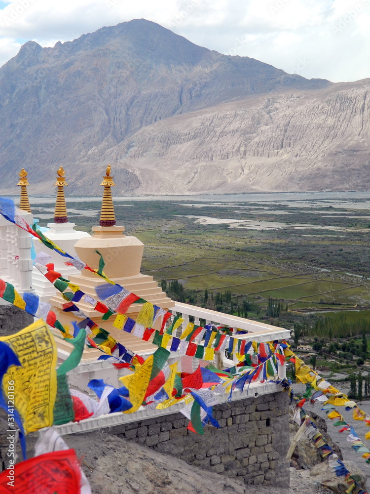 Ladakh Monastery Colors, Ladakh, Leh, Incredible India Stock Photo ...