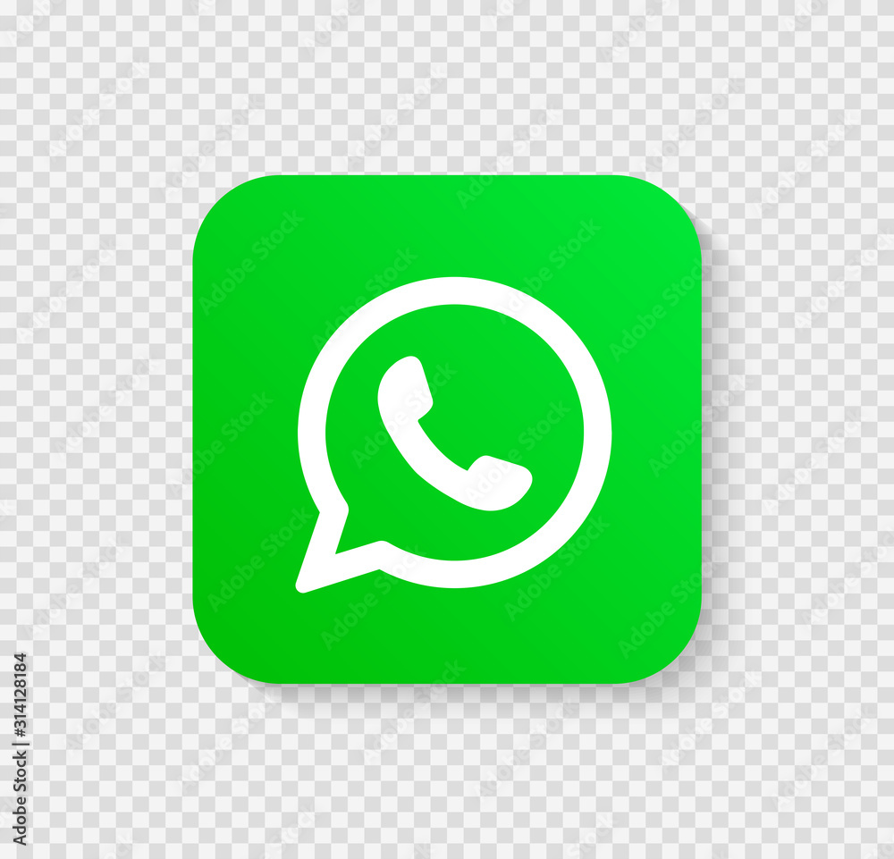 Vetor de Social media icons illustration whatsapp do Stock | Adobe Stock