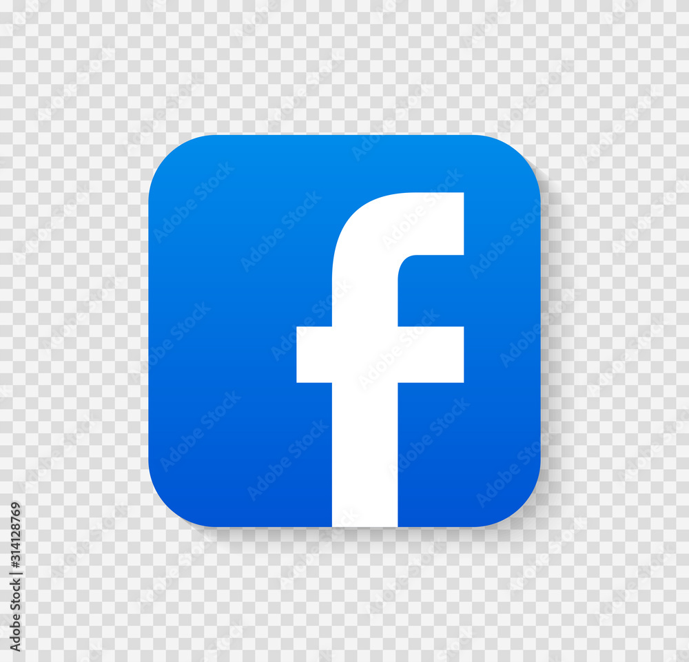 Facebook icon vector illustration.Facebook social media vector icon ...