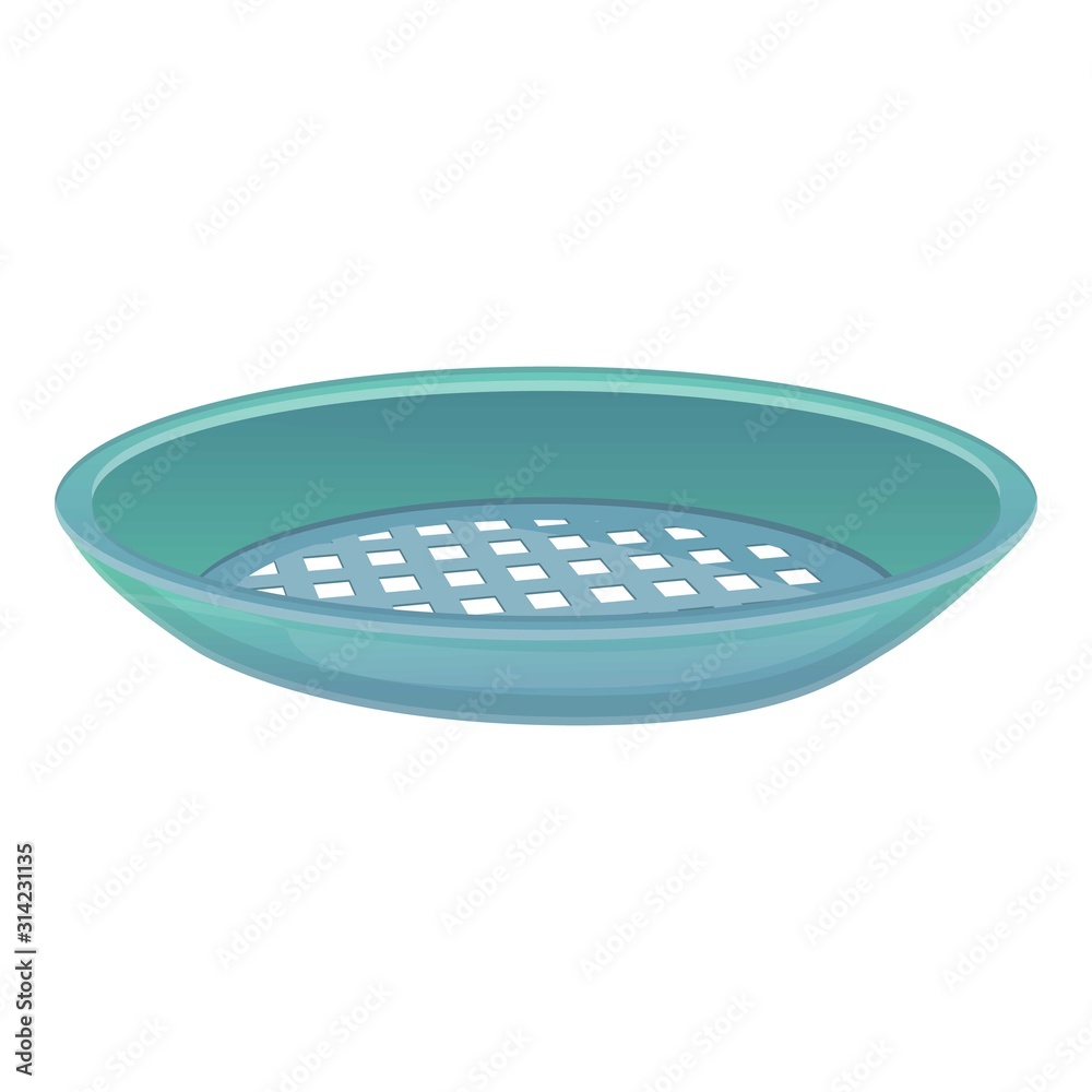 Sifter sieve icon. Cartoon of sifter sieve vector icon for web design ...