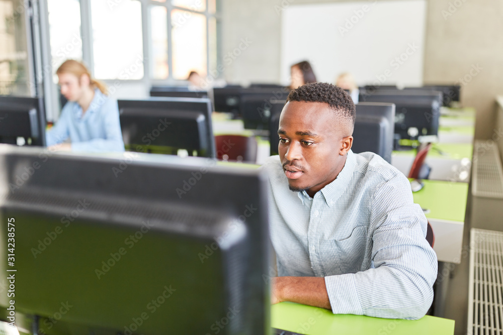 African computer course student Stock Photo | Adobe Stock