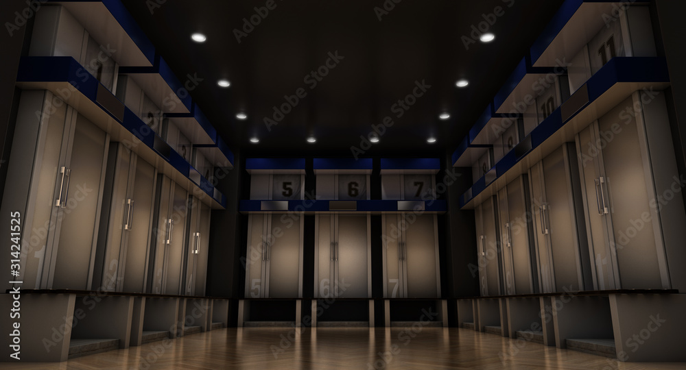 Sports Locker Room Stock Photo | Adobe Stock