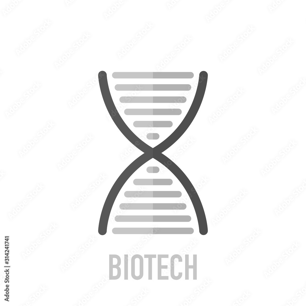 Stylish Biotech Logo Template. The Biotech logo for use as a DNA ...
