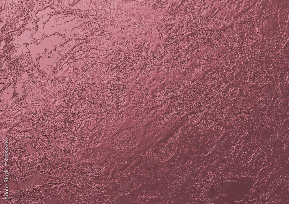 rose gold metallic painted wall with grunge old texture for graphic ...