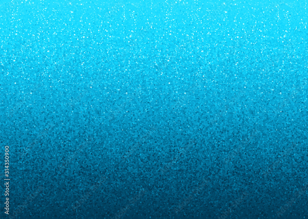 Blue shining glitter effect background vector horizontal seamless ...
