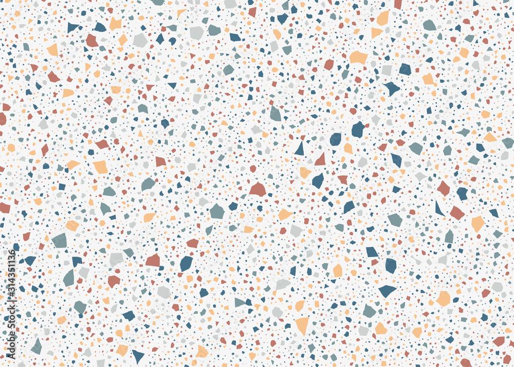 Terrazzo texture. Polished concrete floor and wall pattern. Color ...