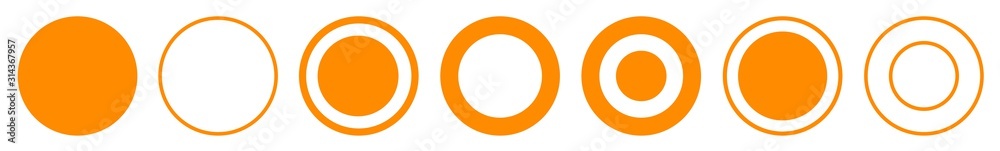Label Circle Orange | Circles | Logo Sticker | Emblem Round | Icon ...