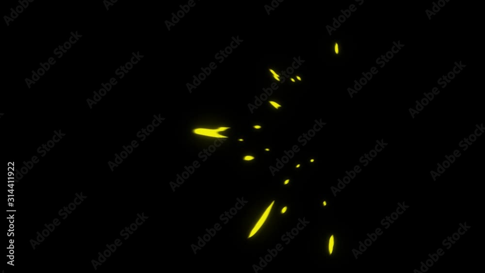 Cartoon spark effects Pack animation,cartoon effects elements,spark ...