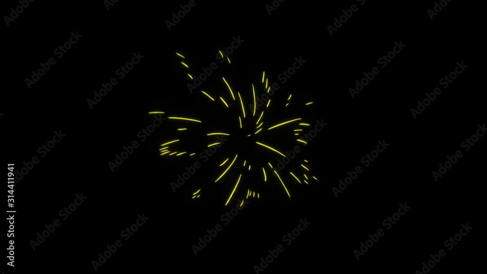 Video Stock Cartoon spark effects Pack animation,cartoon effects ...