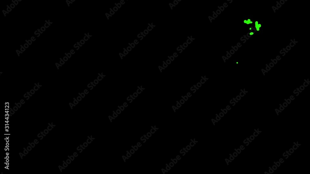 motion element splash and swoosh fx done in a 2D style. Overlay onto ...