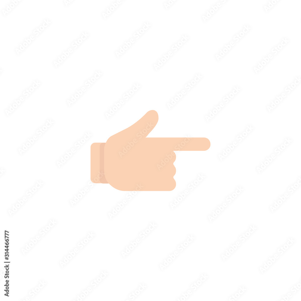 Pointing Hand Emoji