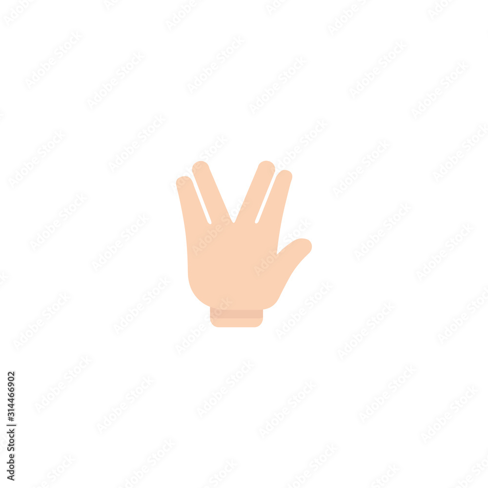 Vulcan Salute Emoji