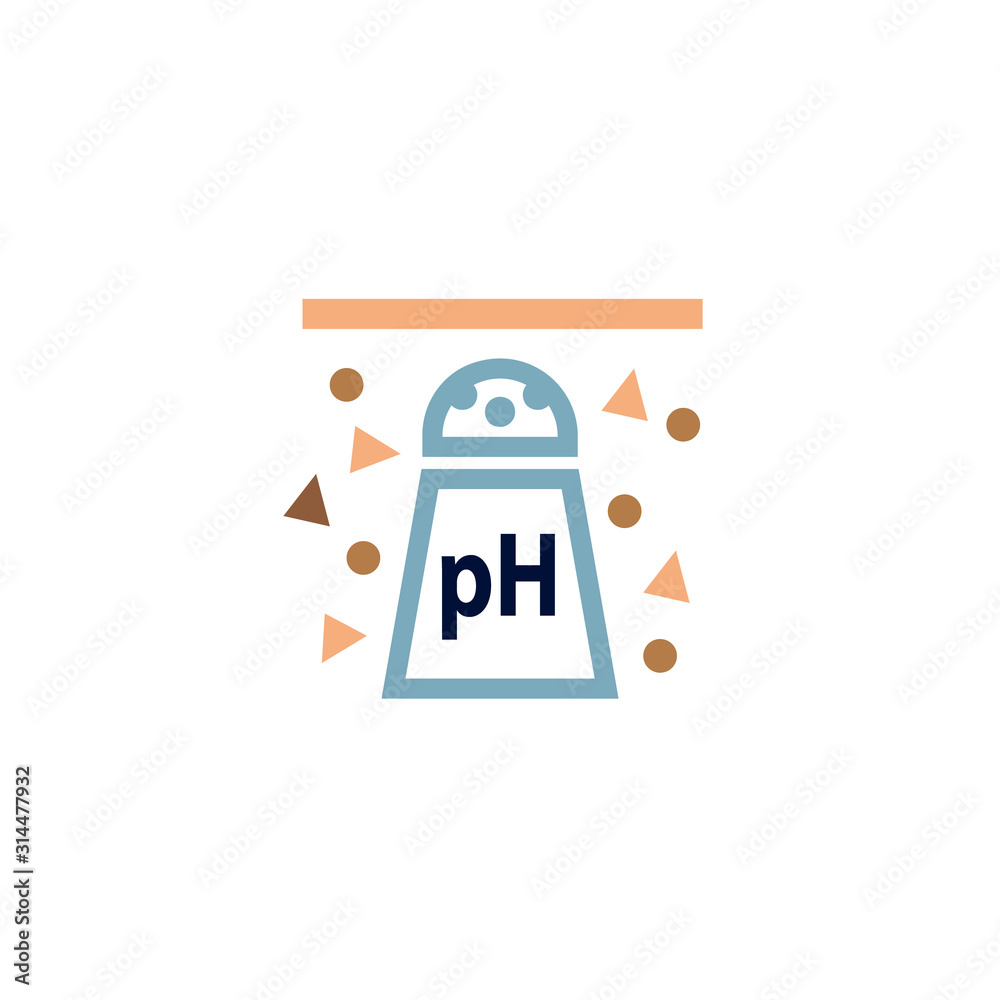 Soil salinity icon. Clipart image isolated on white background Stock ...