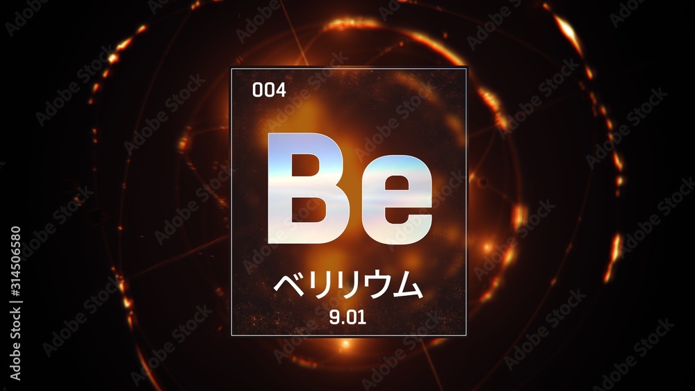 Beryllium Atomic Structure 3d