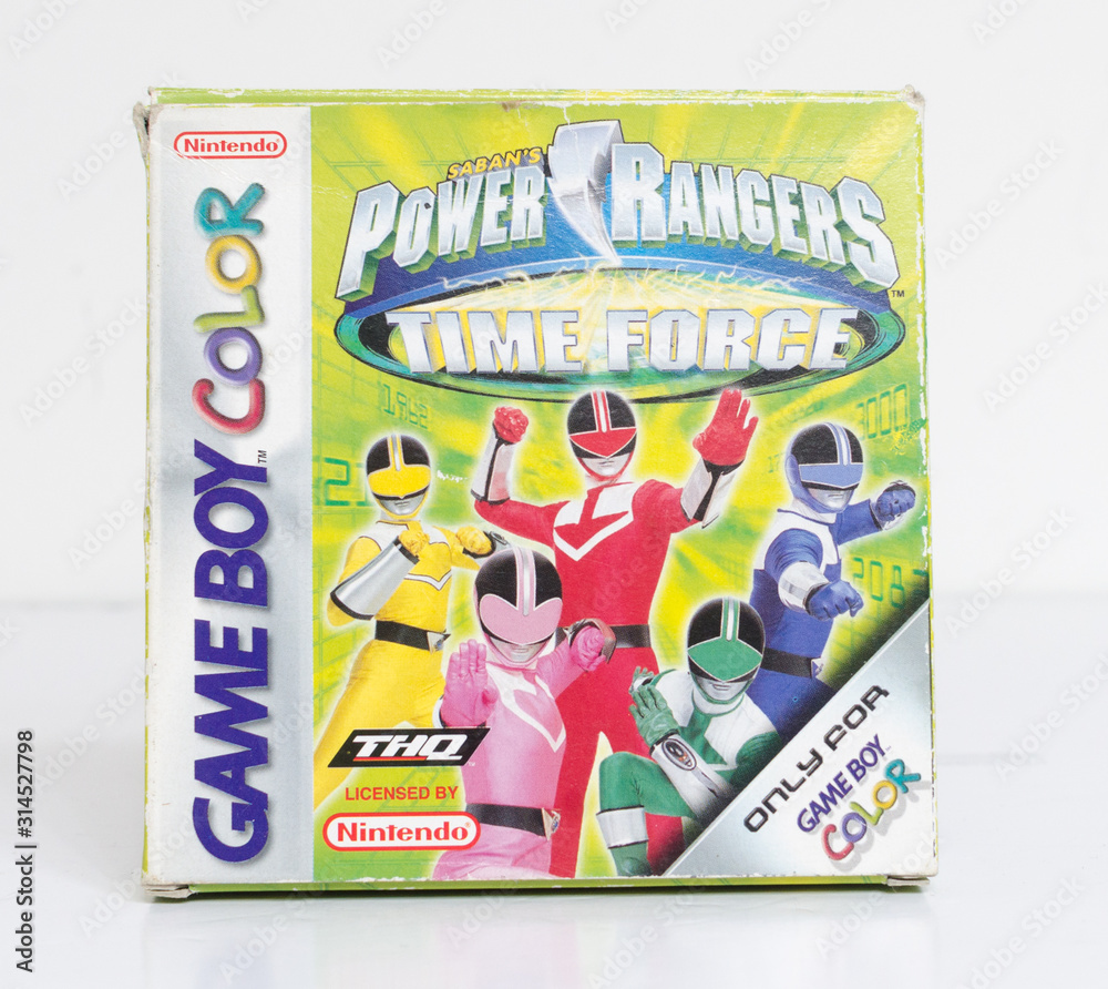 london, england, 05/05/2018 A nintendo gameboy color original power ...