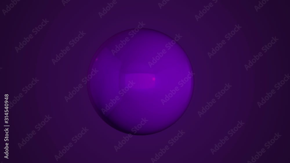 Purple loading waiting circle animation for screen saver with pink ...