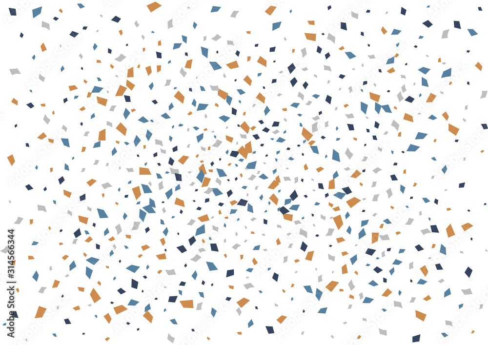 Festive color rectangle confetti background. Abstract frame confetti ...