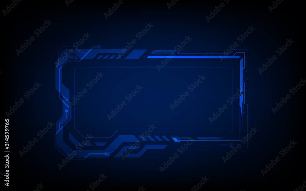abstract hud ui gui future futuristic screen system virtual design ...