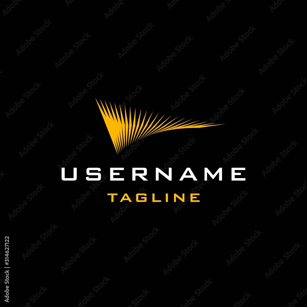 light wave logo design inspiration . abstract fade logo design template ...