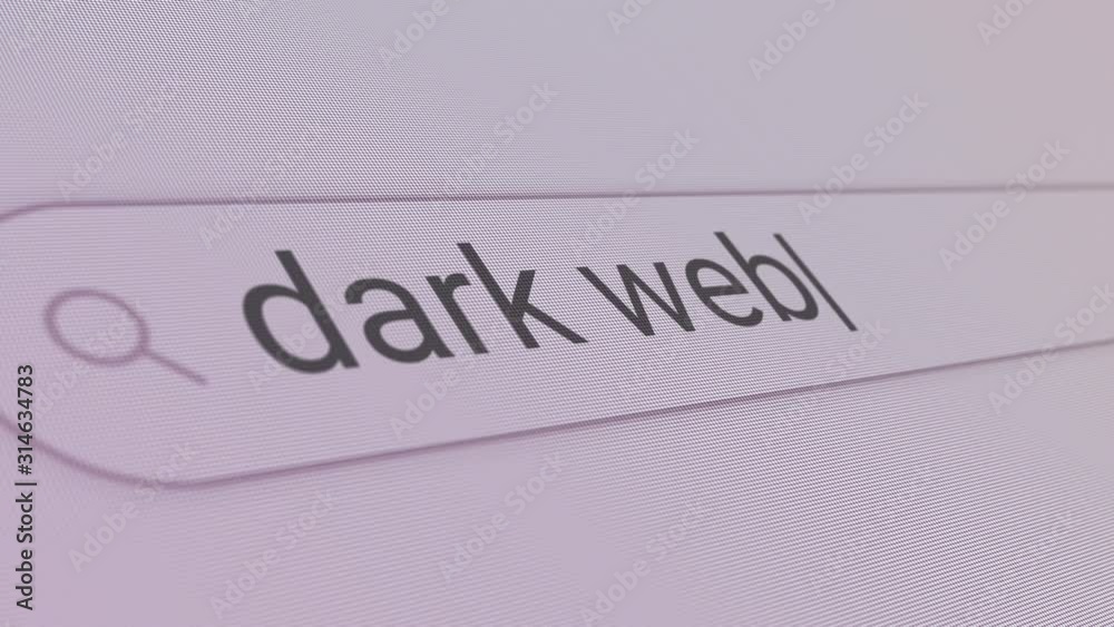 Vidéo Stock Dark Web Search Bar Close Up Single Line Typing Text Box ...
