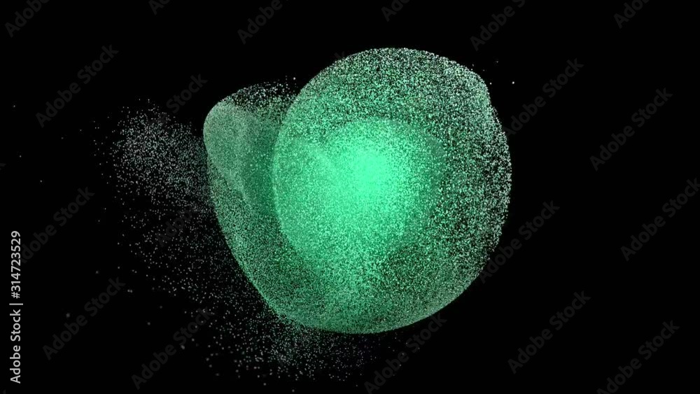 3D Particles Animation, Particles Burst And Rain For Celebrations. With ...