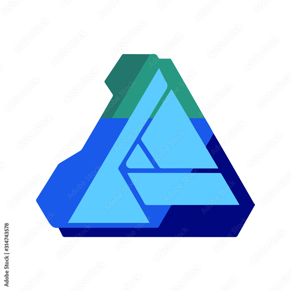 Affinity designer brand logo 素材庫向量圖 | Adobe Stock