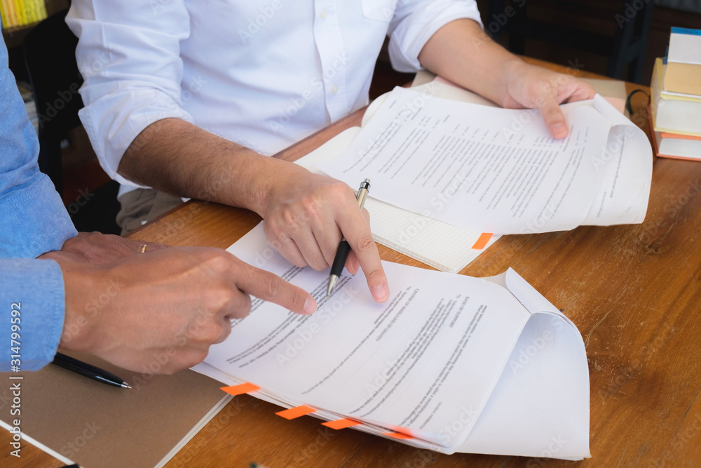 Studying and researching information by consulting teachers and doing ...