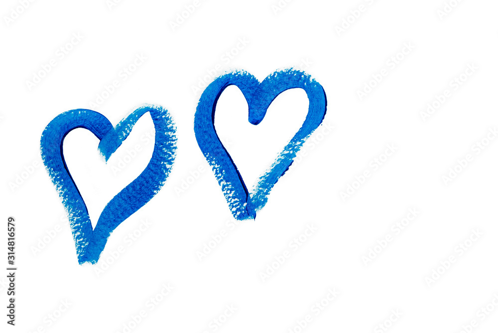 Two Blue Hearts
