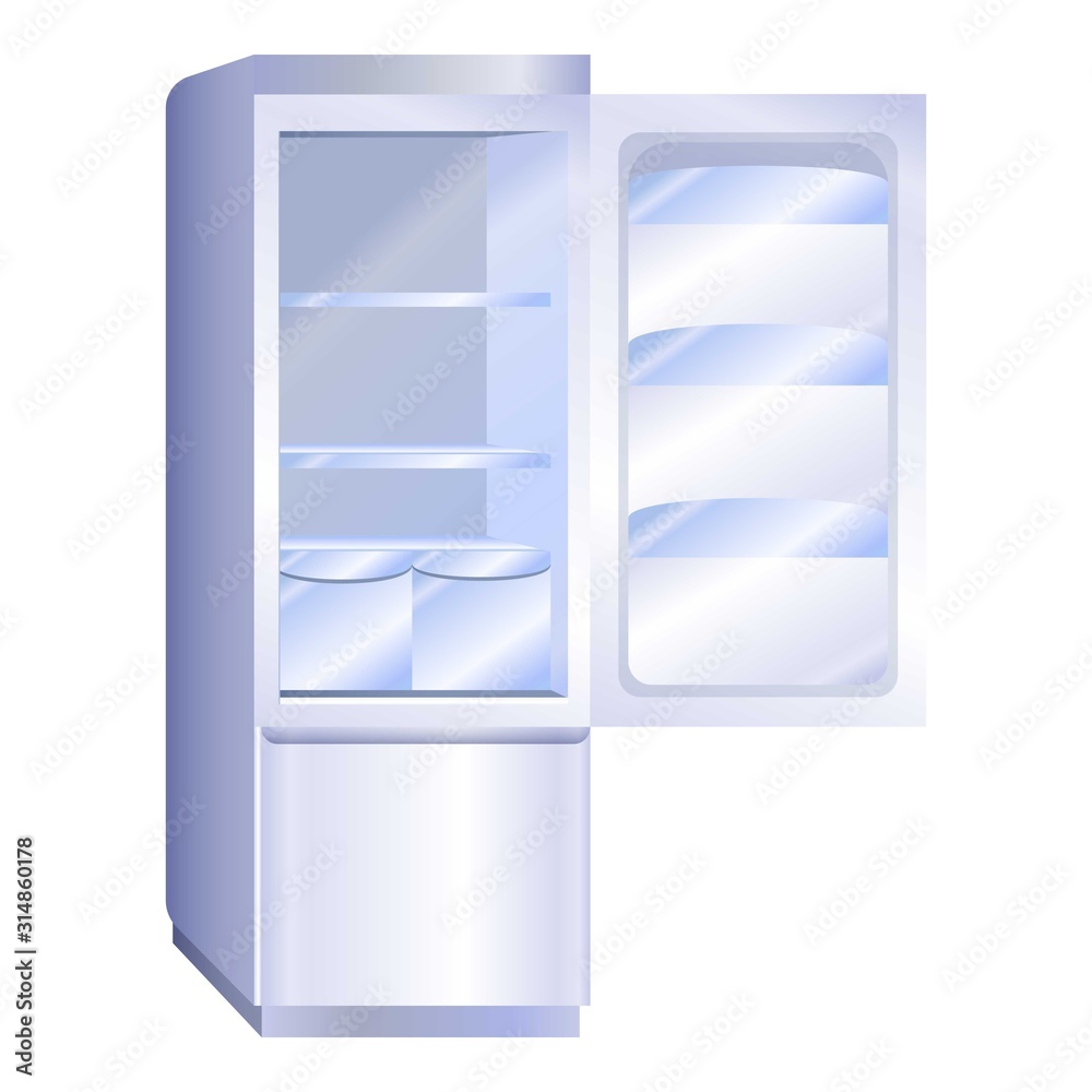 Open Fridge Vector