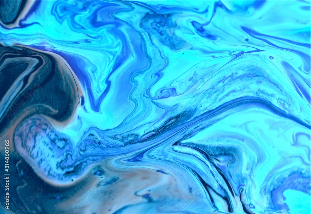 Abstract light blue marble background. Nature, the effect of natural ...