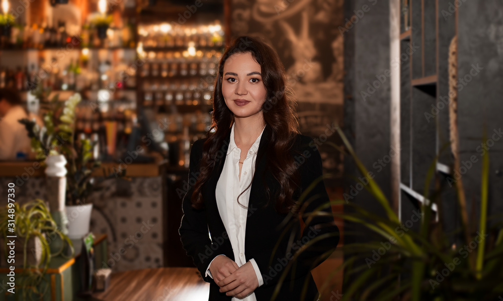 Woman Restaurant Manager