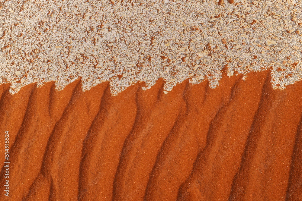 Flame red desert sand wave pattern and texture for extreme hot ...
