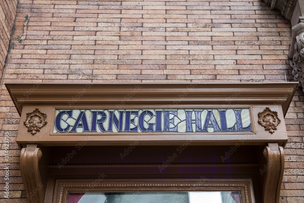 Carnegie Hall Sign