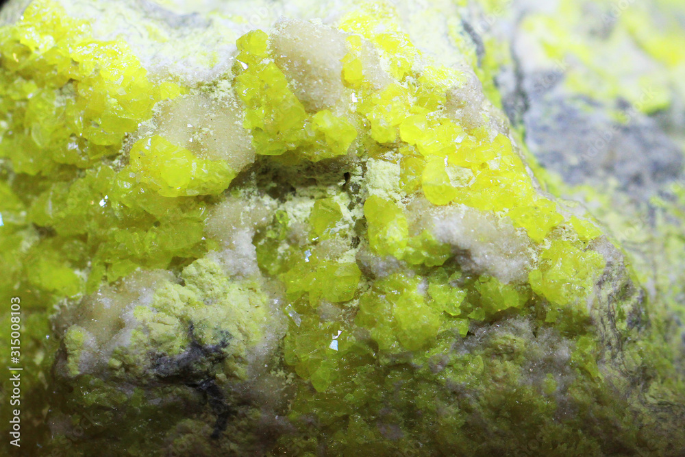 sulphur mineral texture Stock Photo | Adobe Stock