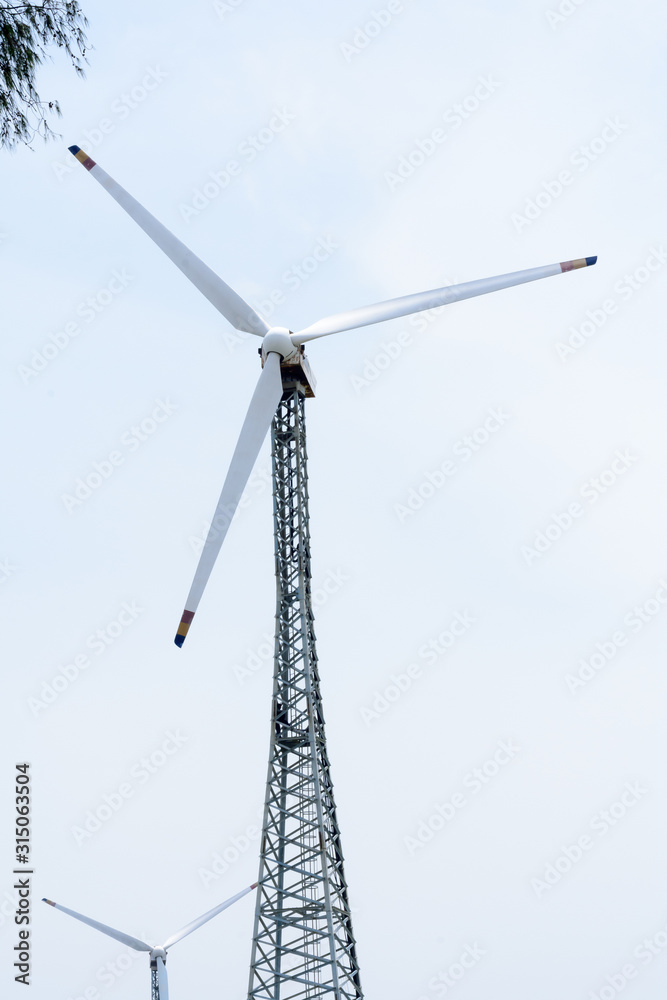 Taller hybrid tower lattice wind turbine build of rolled steel (tubular ...