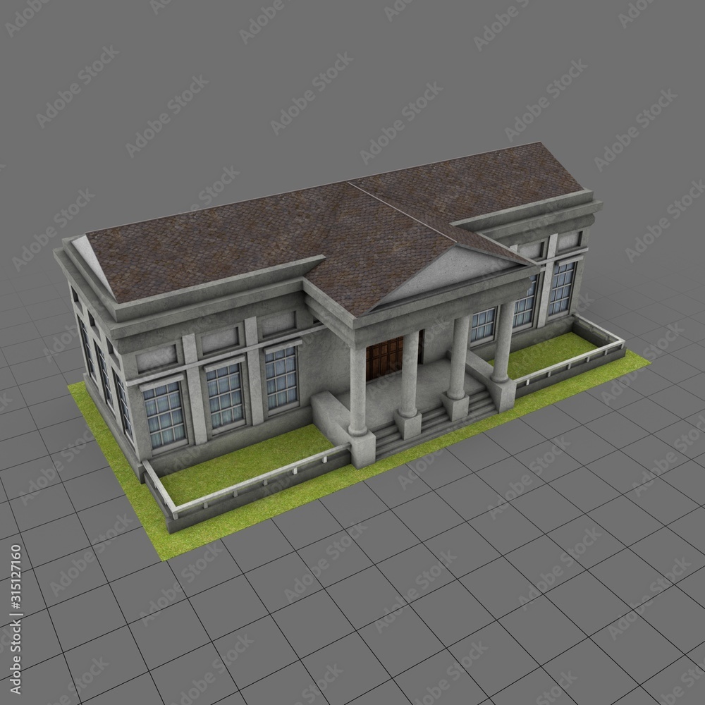 Museum Stock 3D asset | Adobe Stock
