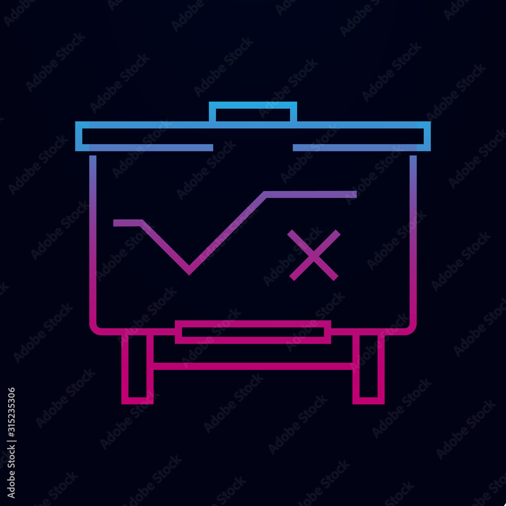 School Boards Nolan Icon Simple Thin Line Outline Vector Of Web Icons For Ui And Ux Website