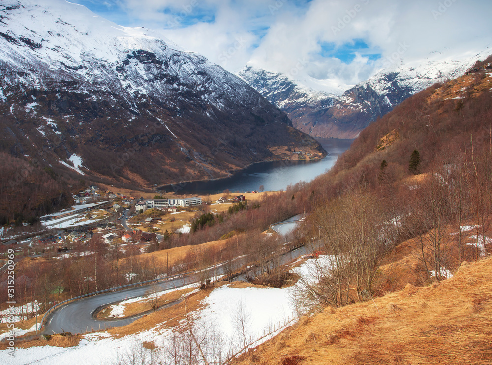 Geirangerfjord Winter