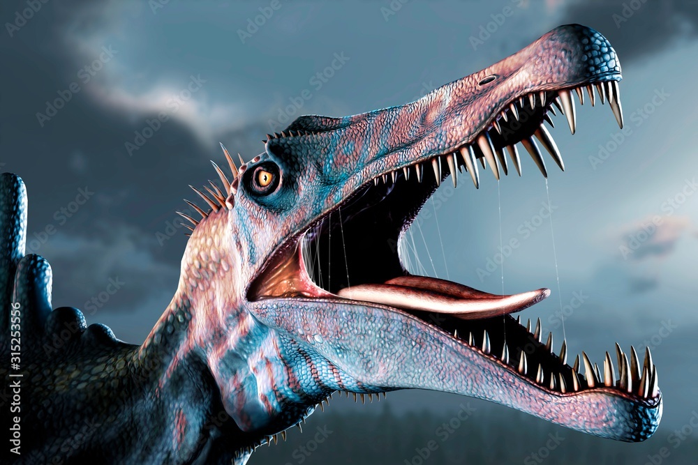Spinosaurus Head Study Stock Photo | Adobe Stock